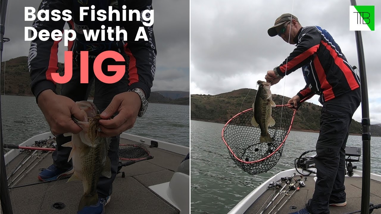 Bass Fishing Deep Water with a Jig - YouTube