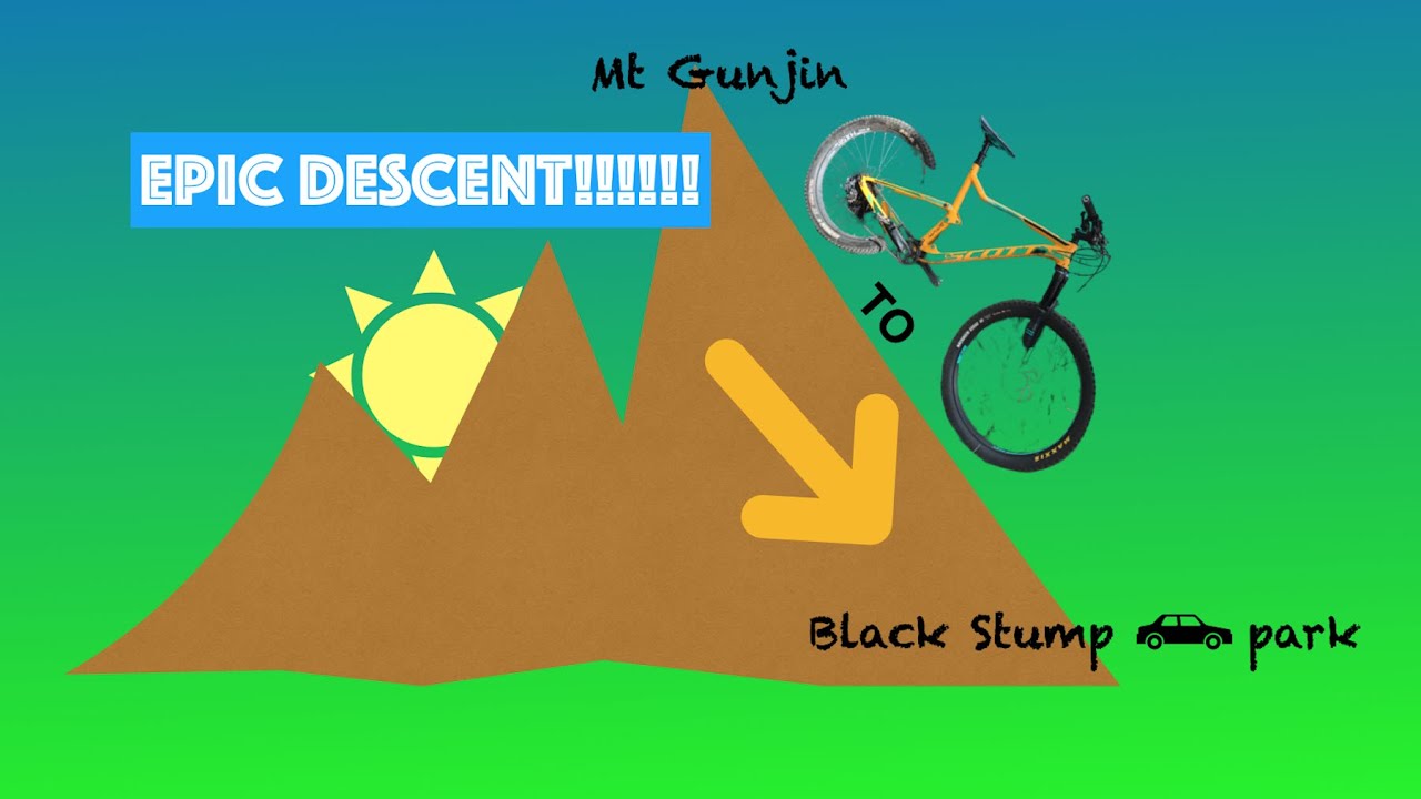 Mount Gunjin to Black Stump one go, no breath left... - YouTube