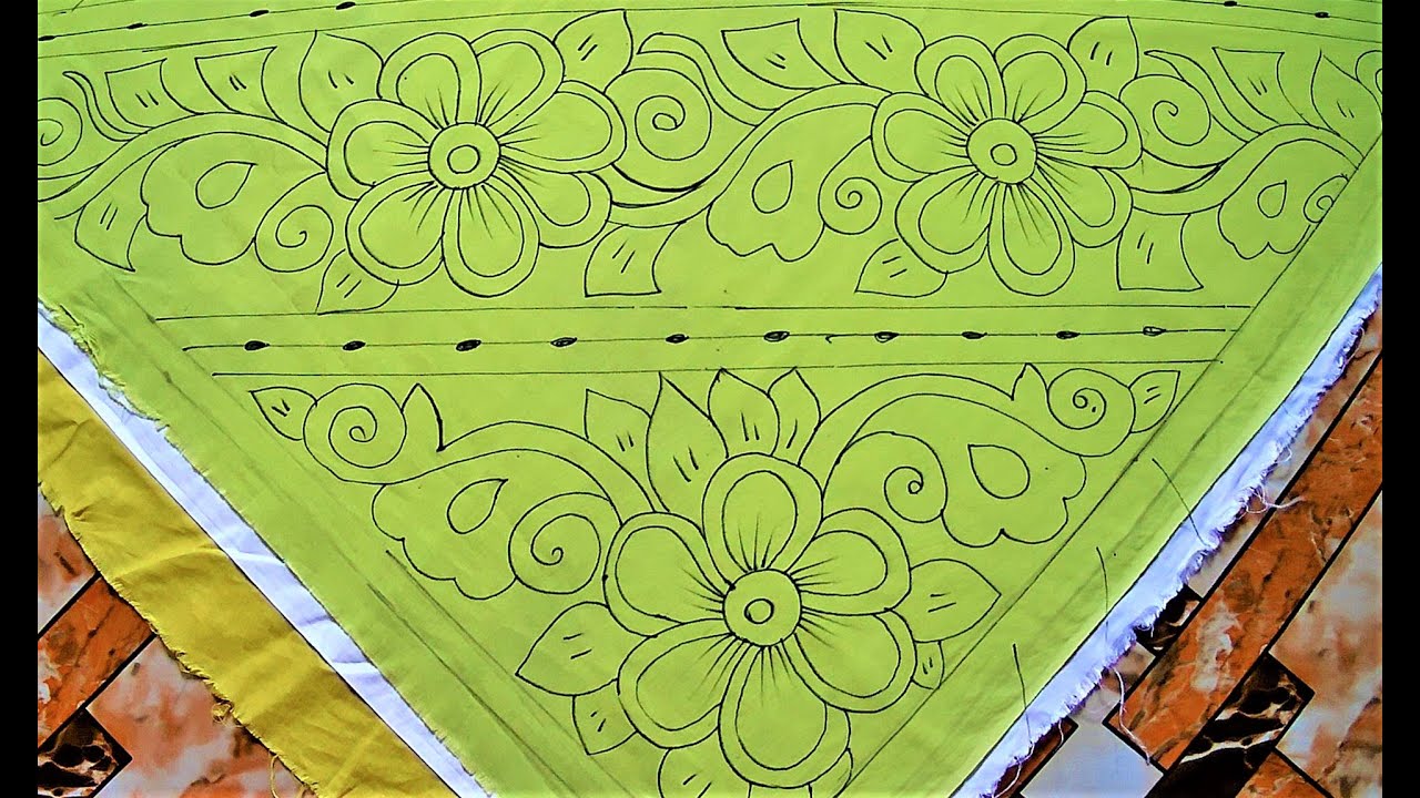 কাথার ডিজাইন আকা|| নকশি কাথা||nokshi katha || nokshi kathar design||how ...