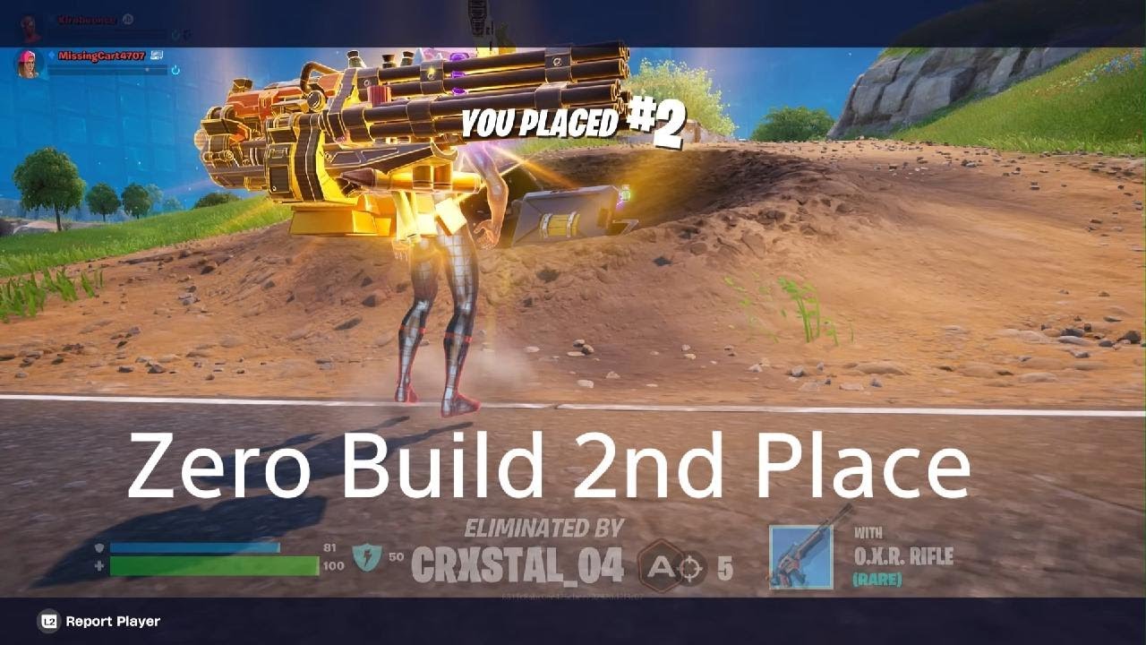 Fortnite 2nd Place Zero Build (Good Game) - YouTube