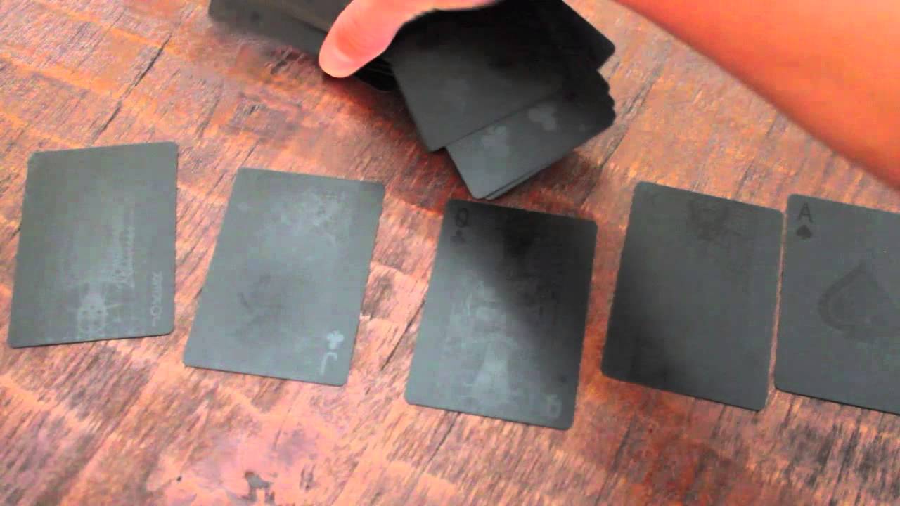 Review of The Black Deck of Cards From Vat19.com - YouTube