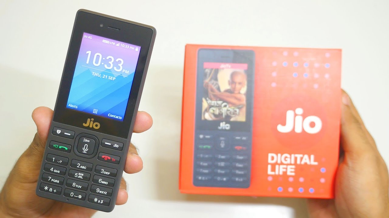JIO PHONE UNBOXING & IN DEPTH OVERVIEW with all features! - YouTube