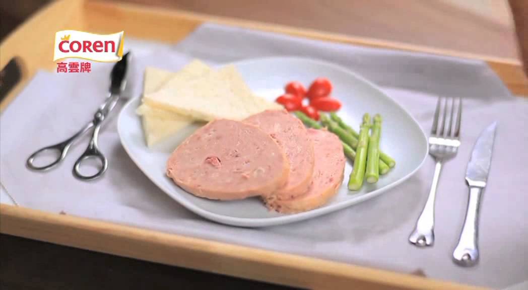 COREN Spain Luncheon Meat - YouTube