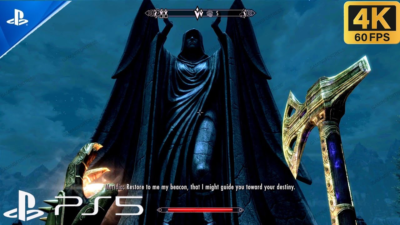 [PS5] Skyrim Gameplay - Meridia's beacon annoying quest at low level ...