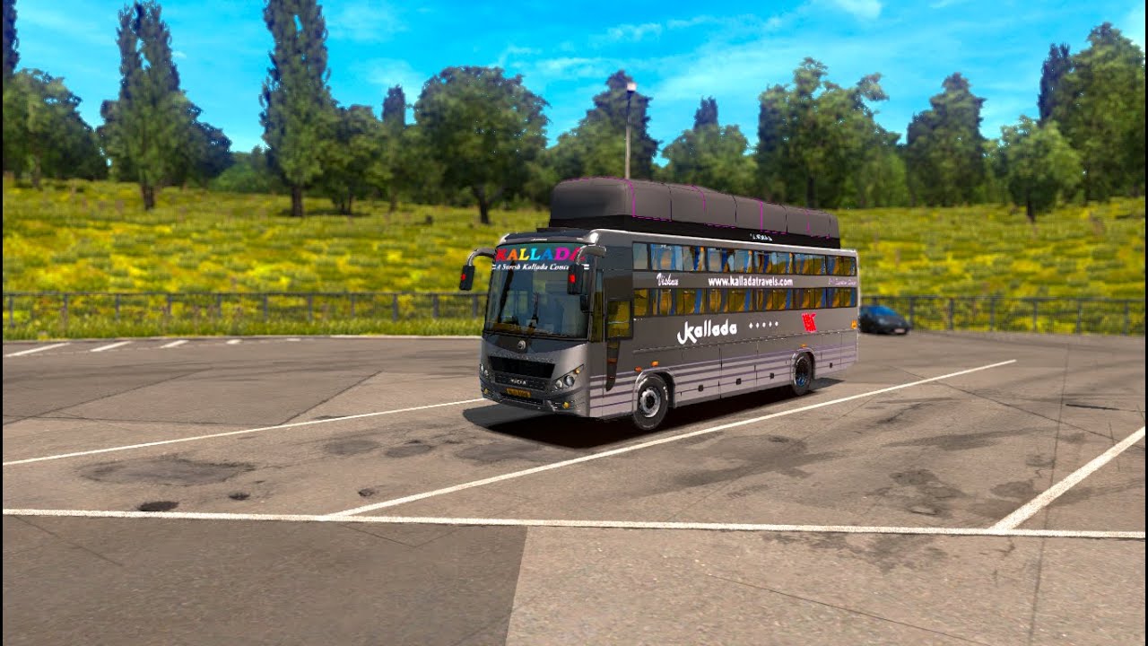 Veera V7 Sleeper bus mod in Euro truck simulator 2 | Ets 2 Indian bus ...