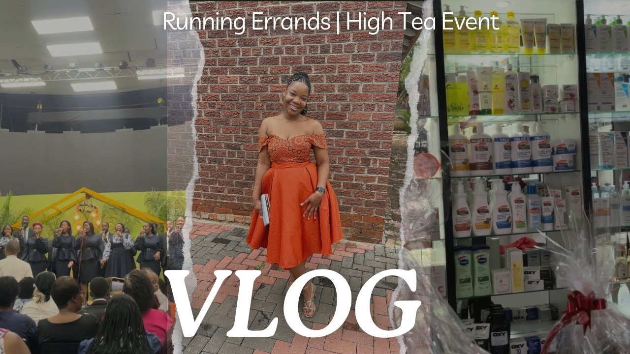 RUNNING ERRANDS | BUYING SKIN CARE PRODUCTS IN HARARE | Church + High Tea Event #roadto1k - YouTube