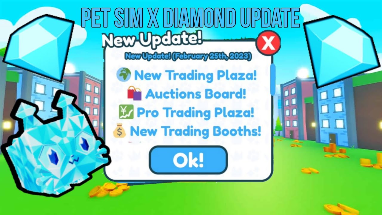 Pet Sim X *DIAMOND* UPDATE 💎 - YouTube