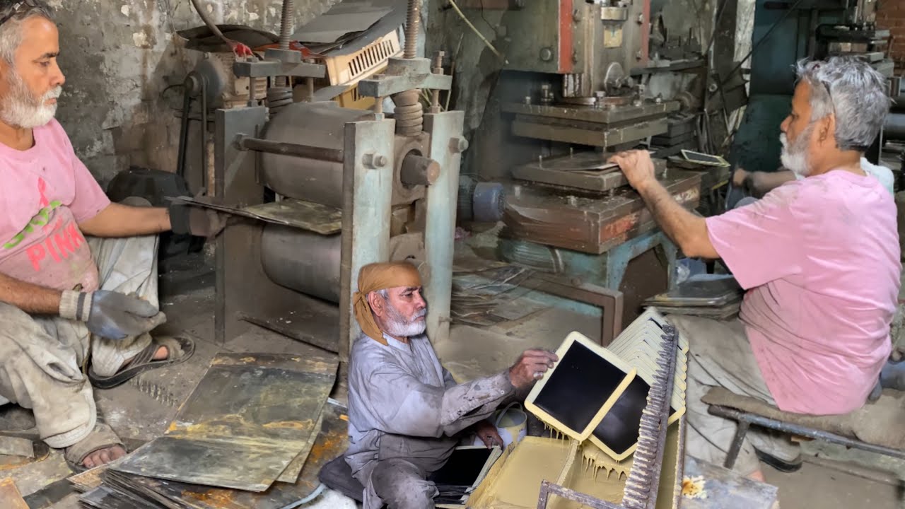 Incredible Metal Tin Recycling Process | Mass Production of School ...