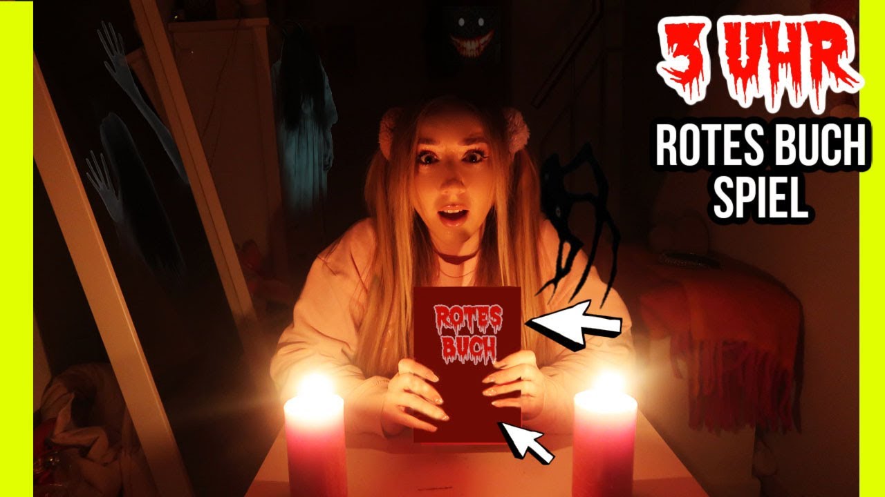 spiele niemals das RED BOOK Game RITUAL zu Haus 3 Uhr nachts (Rotes ...