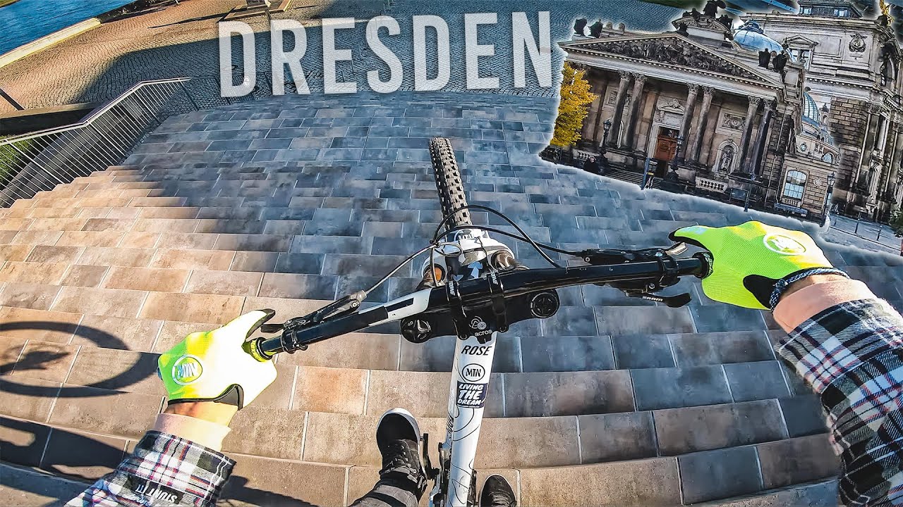 URBAN DOWNHILL MTB Street Tour DRESDEN, GERMANY - Lukas Knopf - YouTube