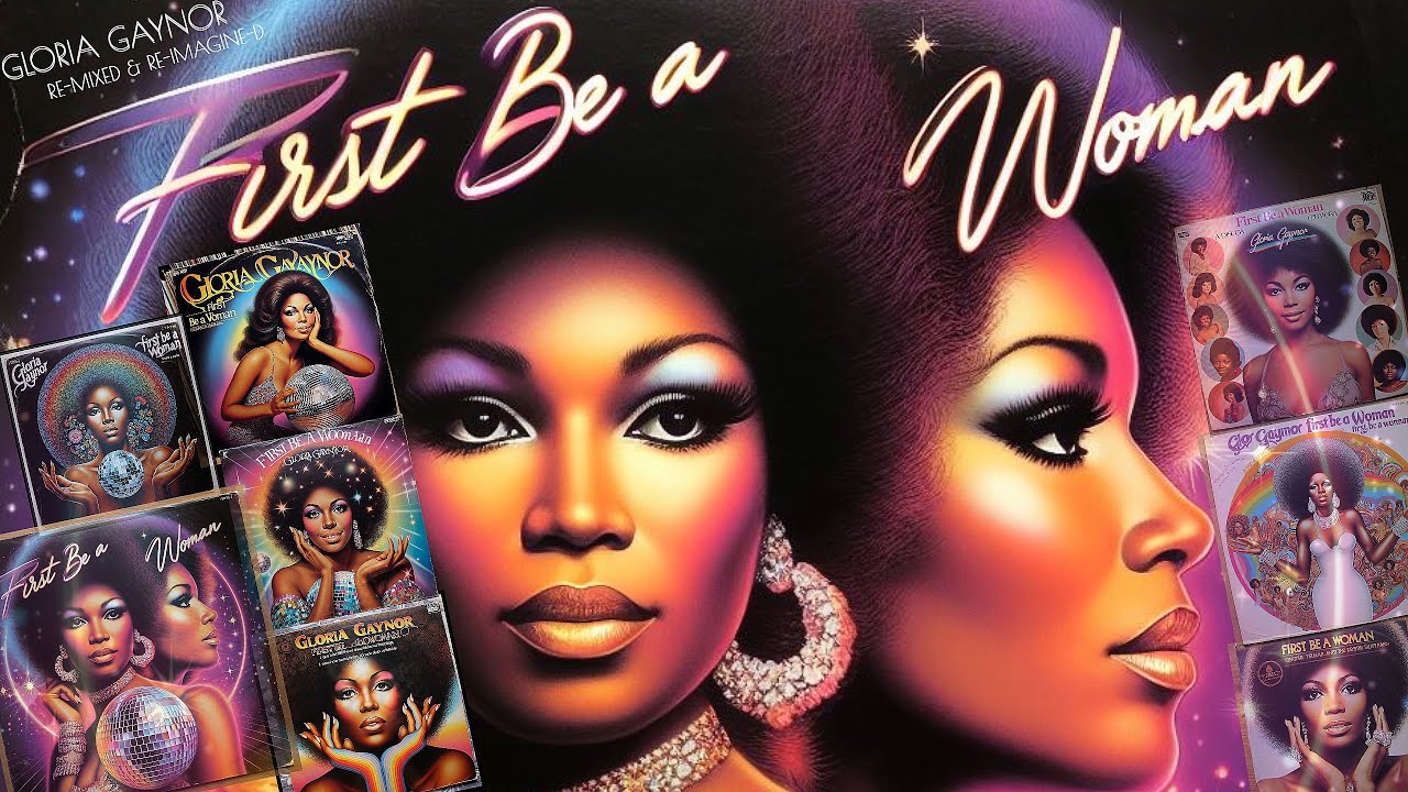 GLORIA GAYNOR 💜 "FIRST BE A WOMAN" x9 REMIXES 12'' 7'' 2024-00s-90s-80s ...