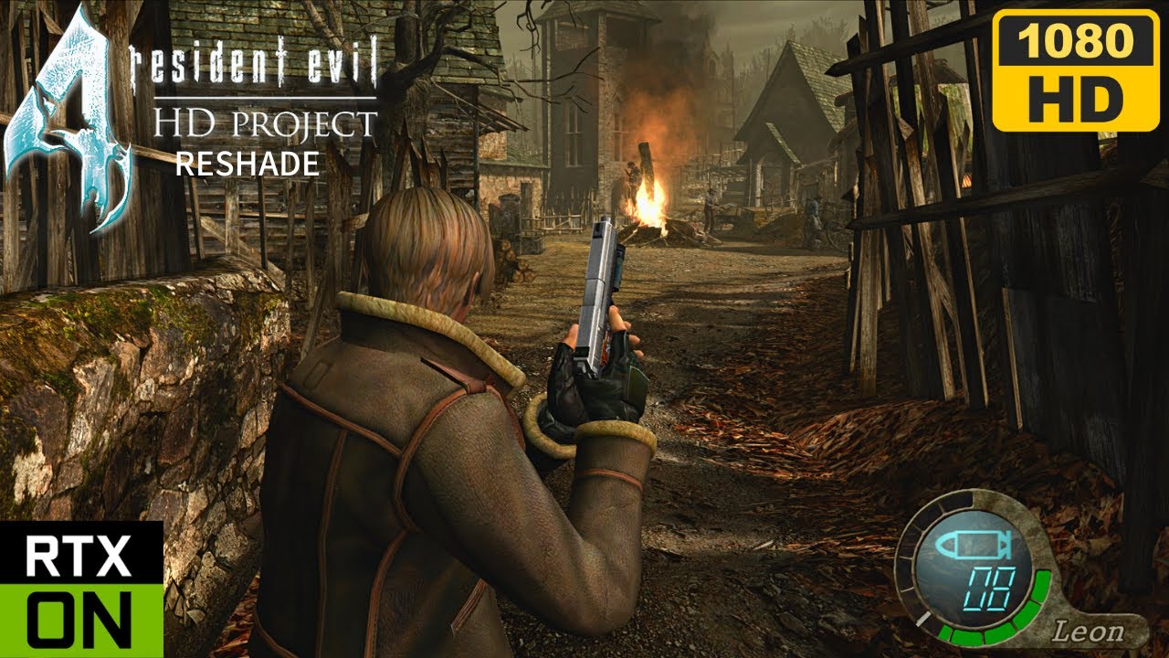Resident Evil 4 HD project + Color Reshade Graphics Mod Few Minutes ...