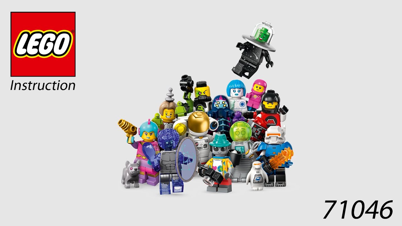 LEGO Instruction - Minifigures- 71046 - Minifigures Series 26 Space ...