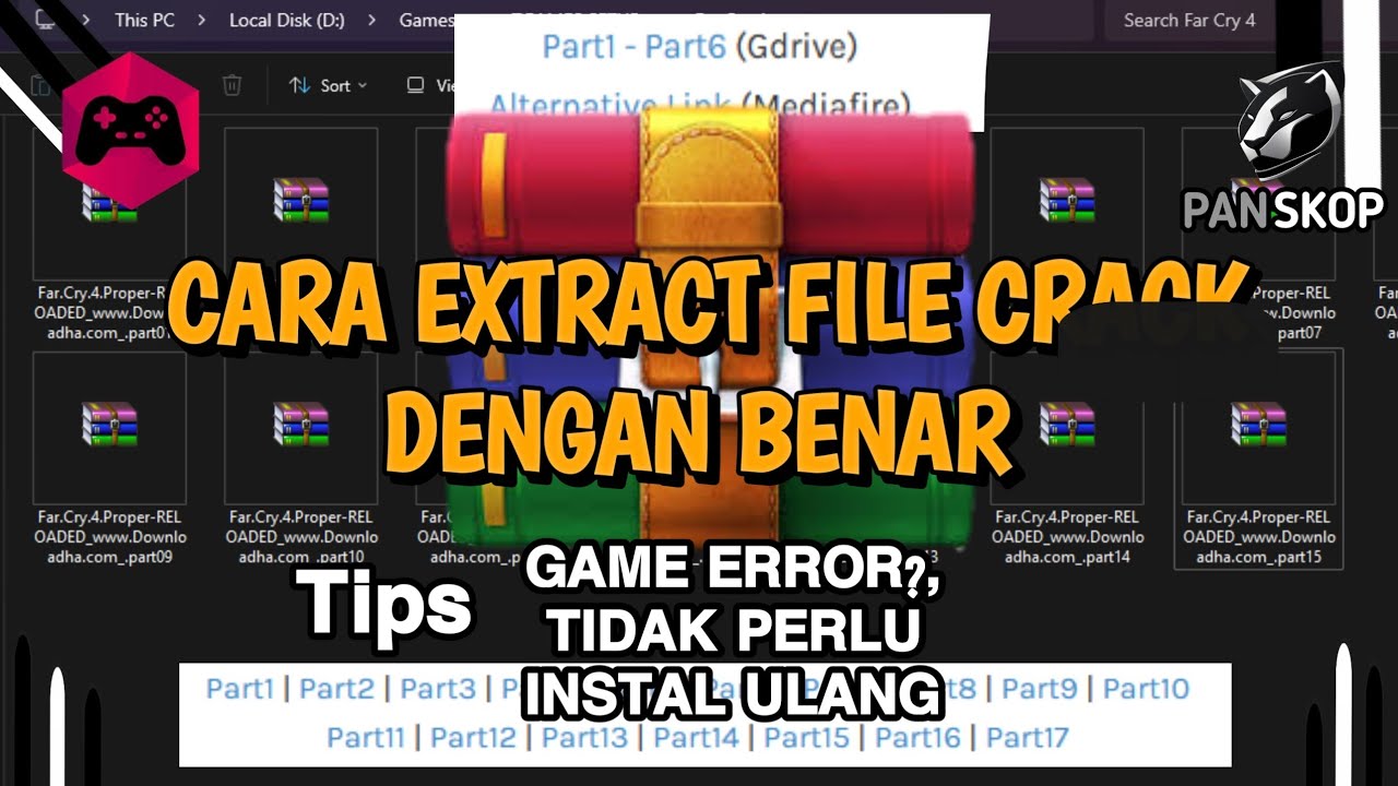 CARA EXTRACT FILE CRACK DENGAN BENAR, ANTI GAGAL & NO ERROR | TUTORIAL ...