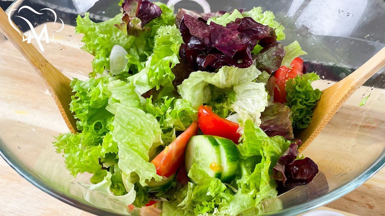 Crunchy Greens: Lettuce Salad with Special Sauce Creations #70 - YouTube