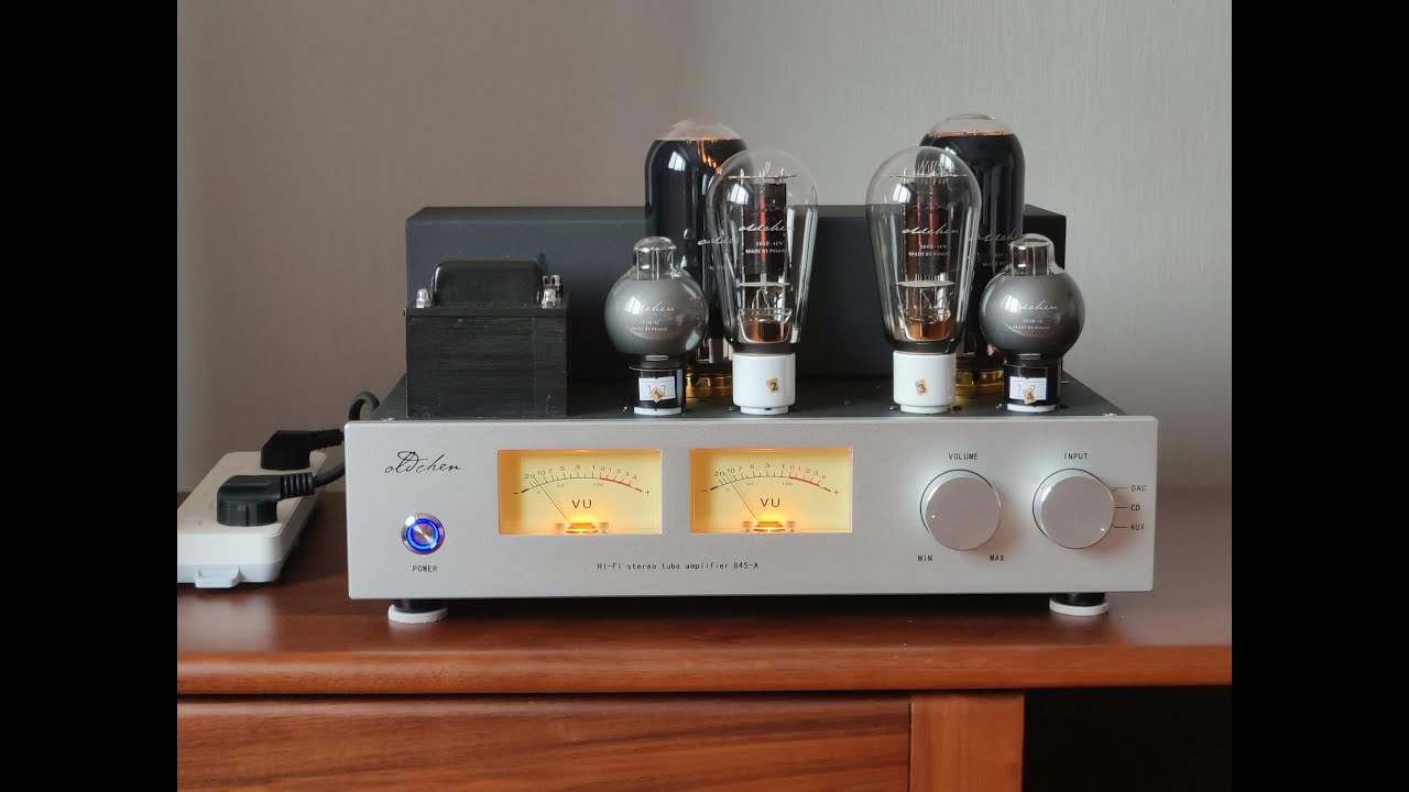 올드첸 300B 845 진공관 앰프 - YouTube