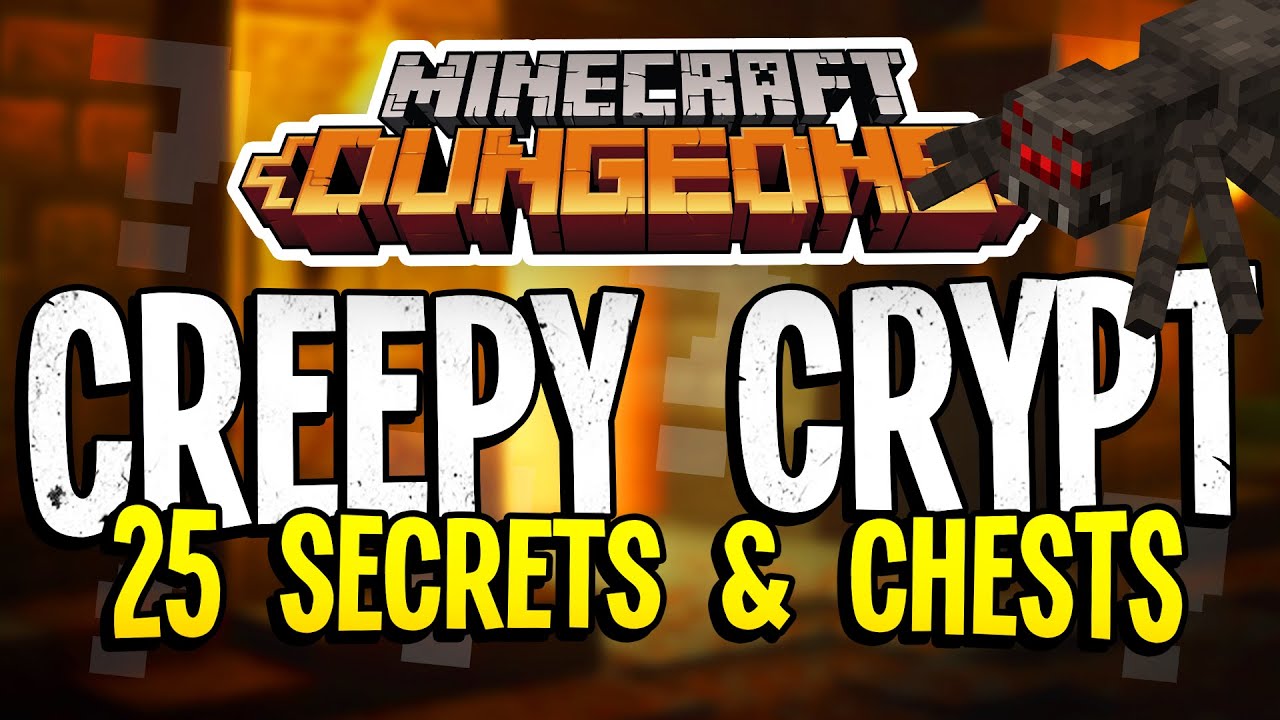 CREEPY CRYPT: ALL 25 Secrets & Chests - Minecraft Dungeons Secrets ...