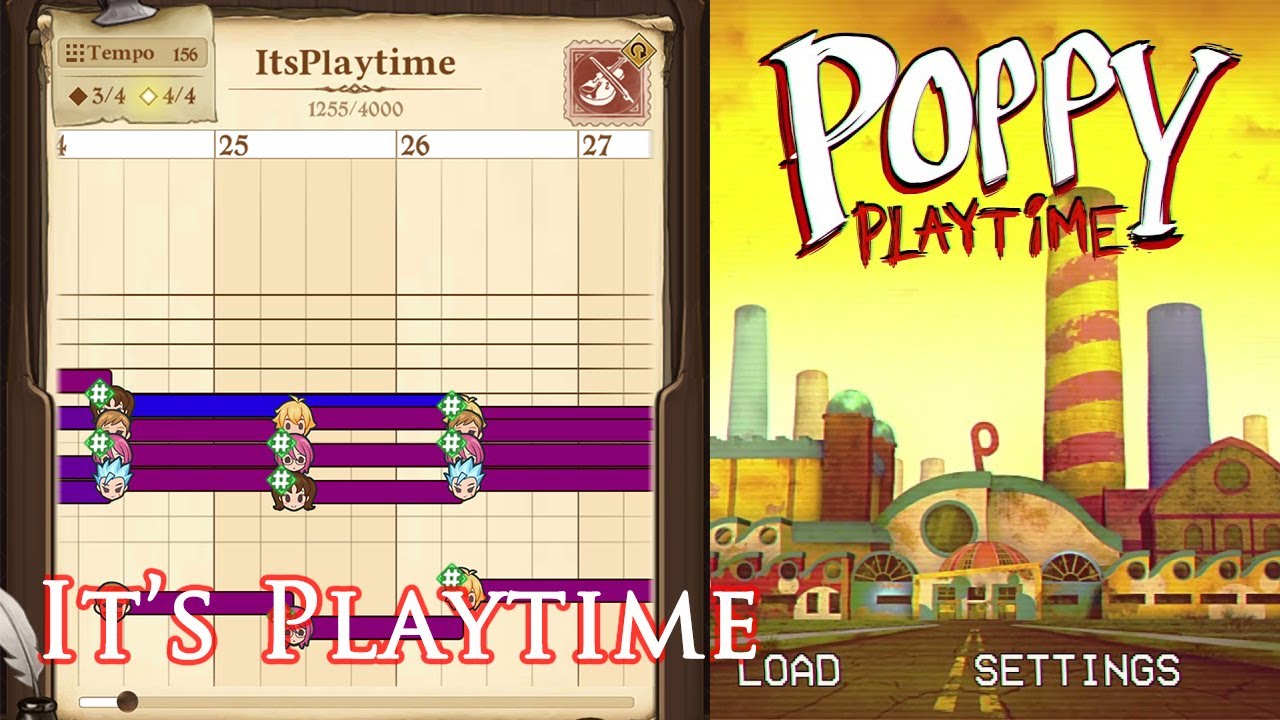 [7ds GRAND CROSS Jukebox]Poppy Playtime ost - It's Playtime - YouTube