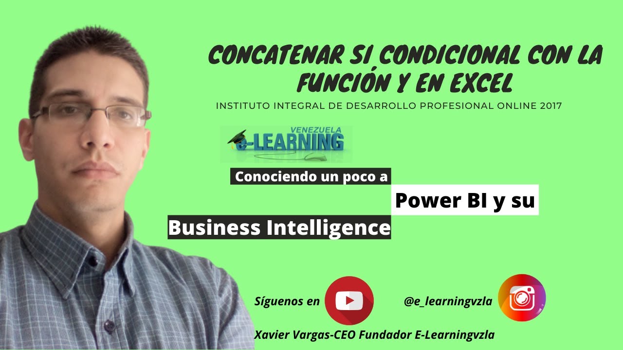 Concatenar SI condicional con la Función Y en Excel - YouTube