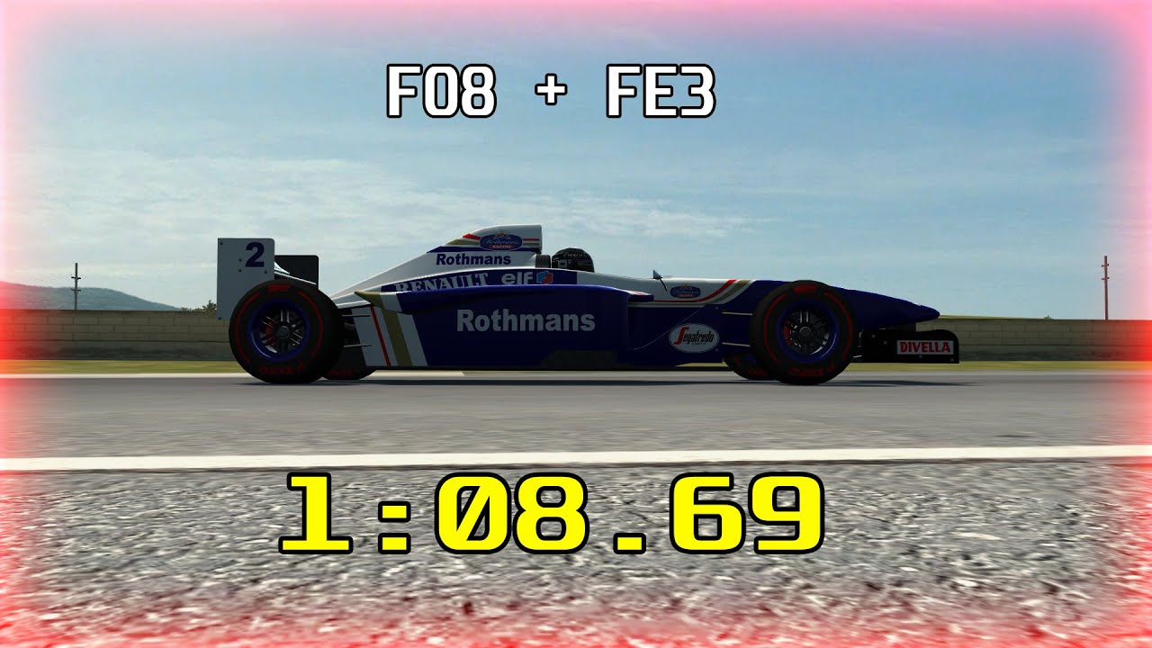 FO8 + FE3 Hotlap 1:08.69 | Live For Speed - YouTube