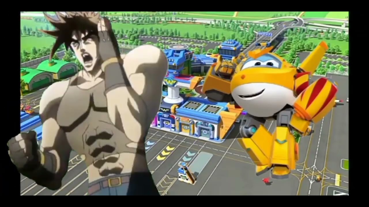 Joseph Joestar is running away from golden boy - YouTube