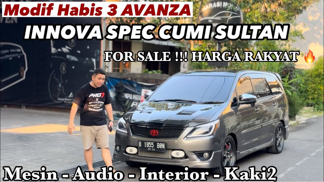 FOR SALE : INNOVA DIESEL AT 2012 MODIF SULTAN (Mesin - AUDIO - Exterior ...