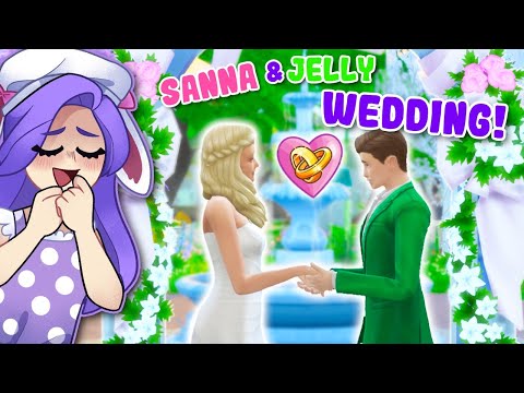 IAMSANNA And JELLY GOT MARRIED! (Sims 4)