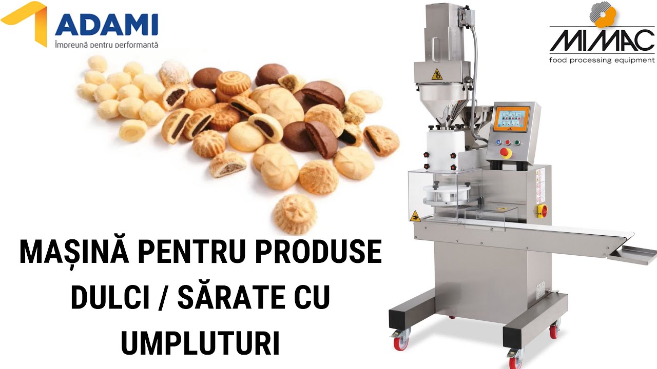 Mimac Multiform - Mașină pentru produse dulci sau sărate cu umpluturi - YouTube