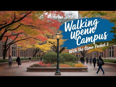 UPenn Campus Tour at Golden Hour | Fall Walk Through the University of Pennsylvania
