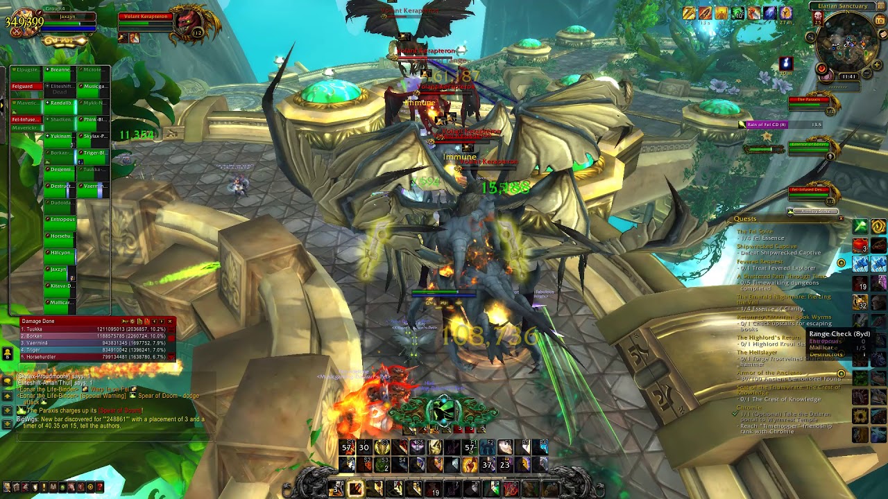 WoW Legion - Heroic Eonar the Life Binder - YouTube