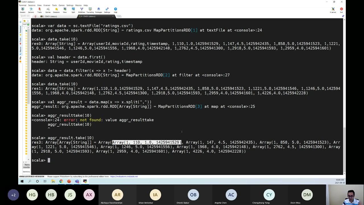 Lecture 7 - From MapReduce to Spark (3/3) - Spark Scala - YouTube