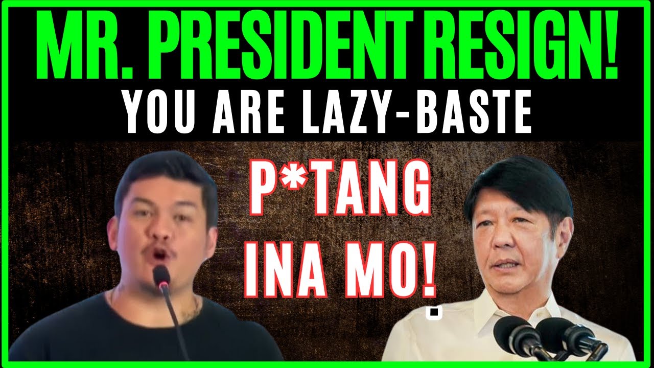 PÚTÅNG ÍNÁ MO! BASTE DUTERTE VS PRES BBM 'Y0U ARE LAZY! RËSÍGN N0W ...