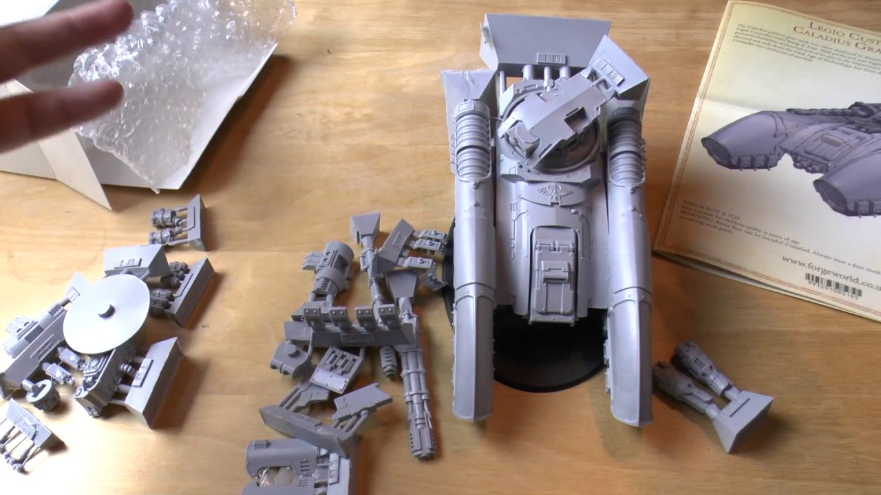 Legio Custodes Caladius Grav-Tank - Unboxing (WH40K) - YouTube