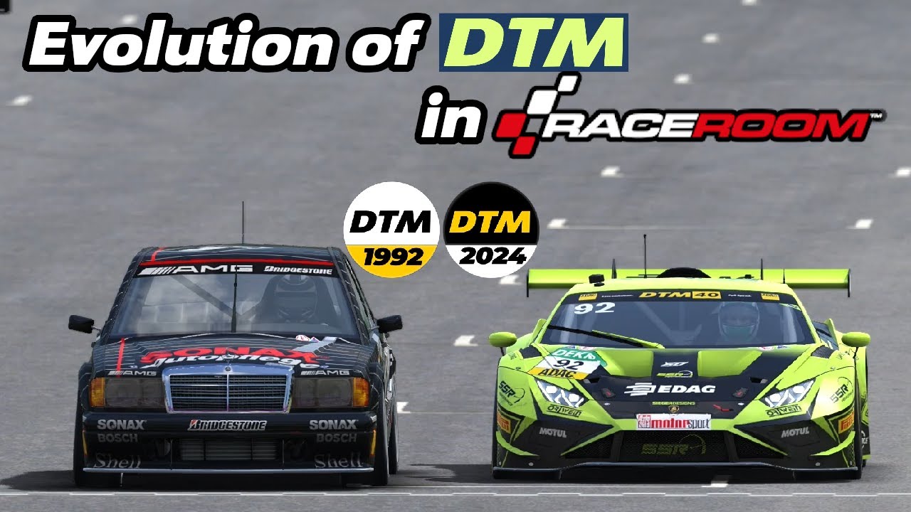 Evolution of DTM (1992-2024) in RaceRoom - YouTube