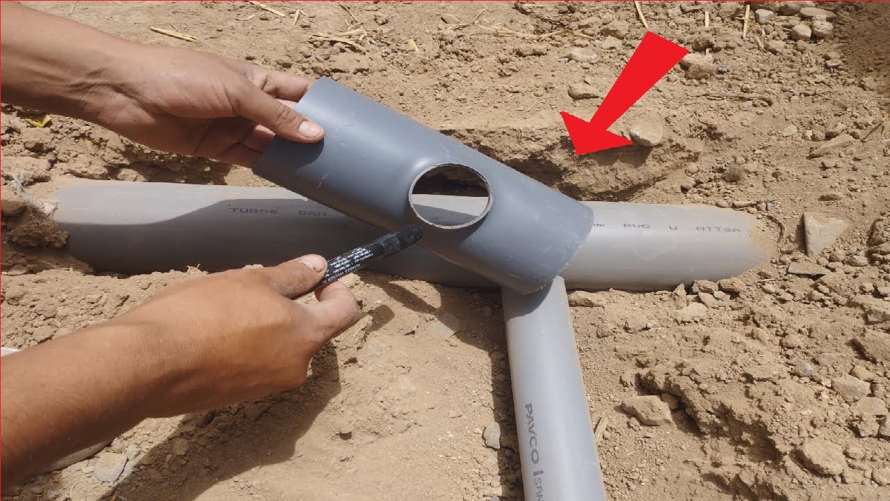 tecnica para instalar una cachimba de 4" a 2" - YouTube