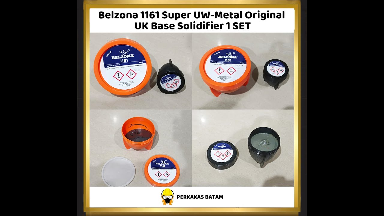 Belzona 1161 Super UW-Metal Original UK Base Solidifier 1 SET - YouTube