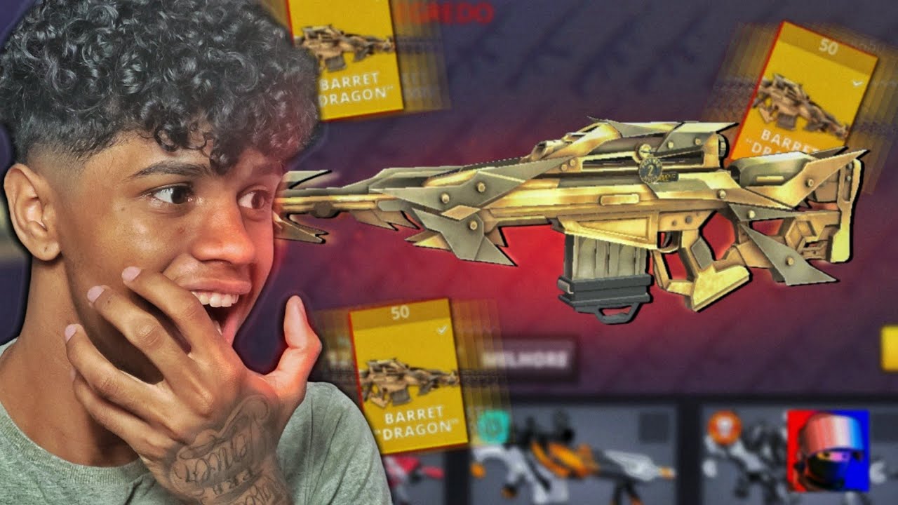 FINALMENTE CONSEGUI A SKIN LENDÁRIA DA BARRET - polywar - YouTube