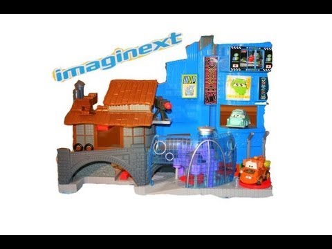 Cars 2 Imaginext Tokyo and Villain Playset Mater and Professor Z Toy ...