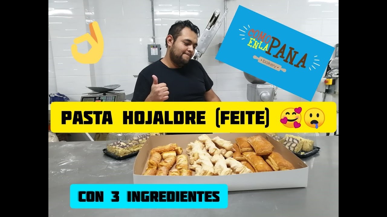 Como hacer Pasta Hojaldre!! (feité) fácil 👍👌pan mexicano - YouTube