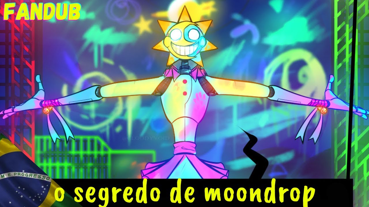 O SEGREDO De MOONDROP - COMIC DE FNAF SECURITY BREACH |Dublado PT-BR ...