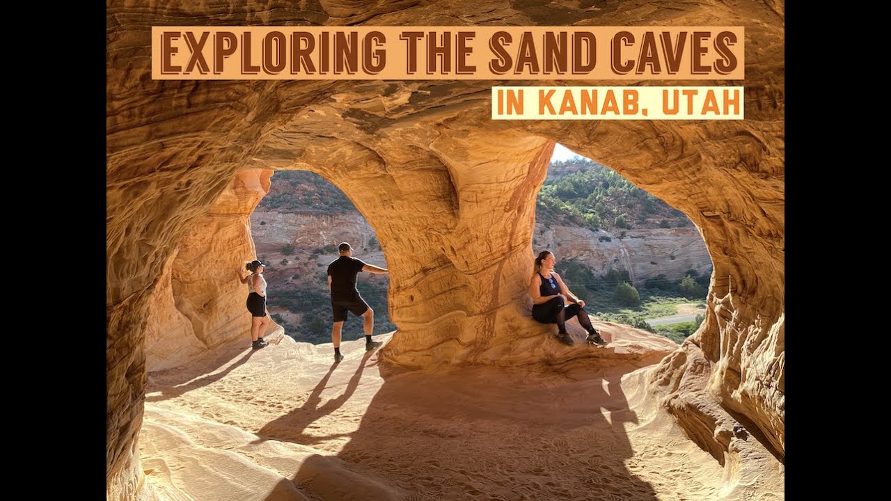 EXPLORING THE MOQUI SAND CAVES IN KANAB UTAH - YouTube