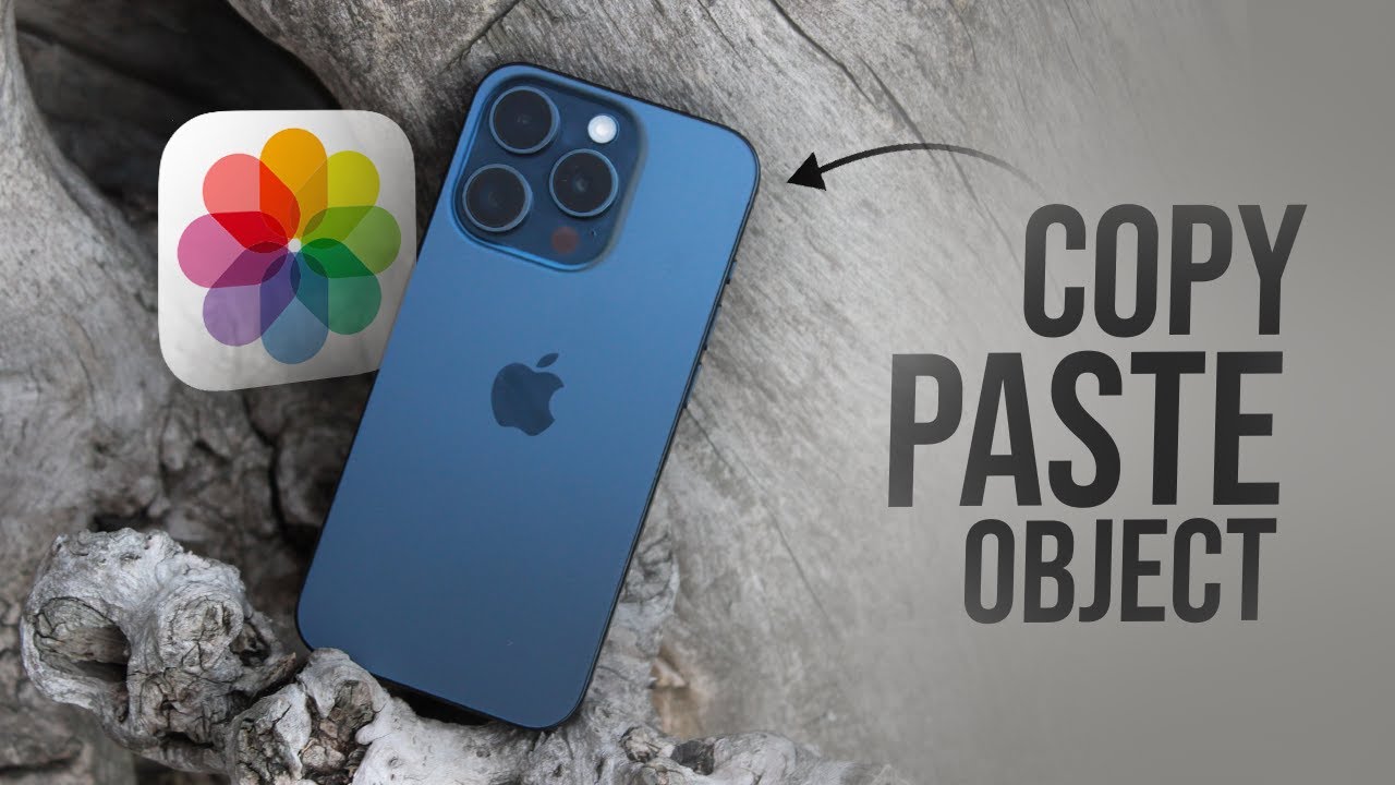 How to Copy and Paste Object in a Photo on iPhone (tutorial) - YouTube