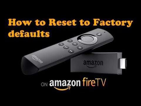 How to factory reset your firestick In less than 30 seconds.