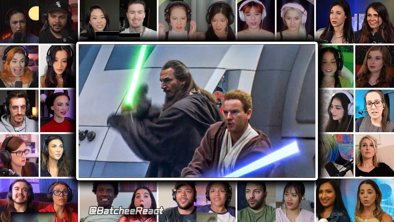 Qui-Gon and Obi-Wan Opening Fight Scene | Star Wars: The Phantom Menace ...