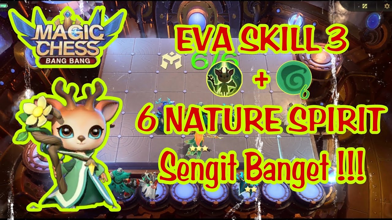 [ NEW ] BINTANG 3 SEMUA !!! Eva Magic Chess Skill 3 || 1 Synergy dangan ...