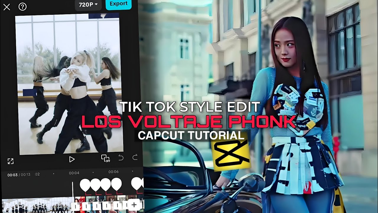 Los Voltaje Phonk Tik Tok Style Edit in Capcut Tutorial | Capcut ...