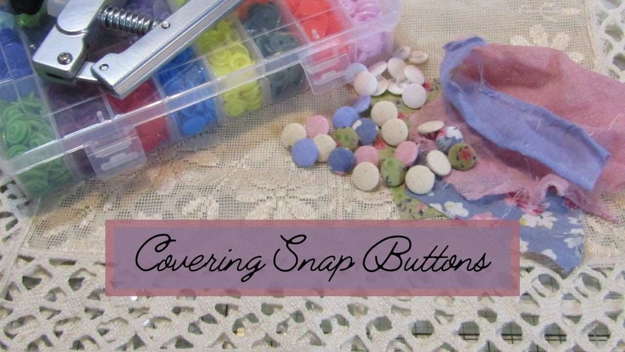 Covering Snap Buttons - YouTube