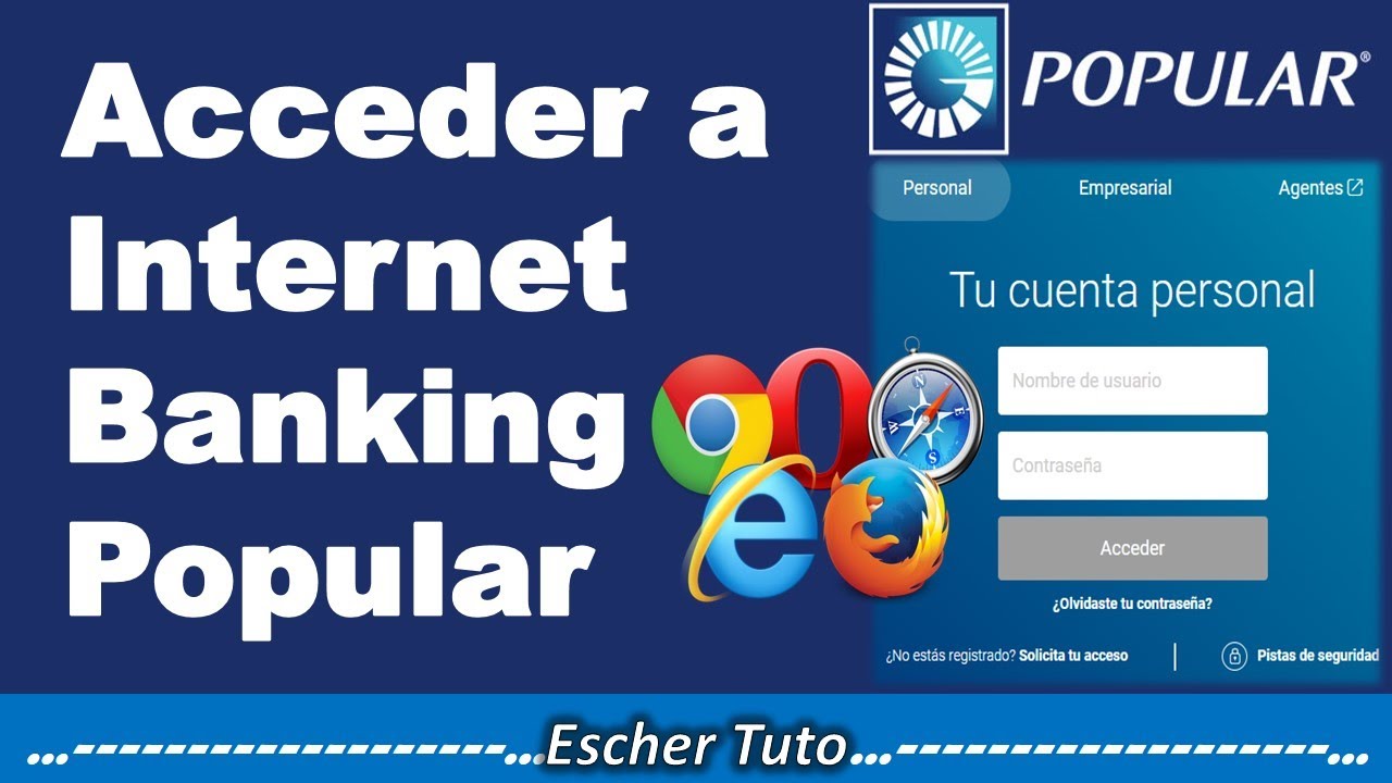 Como ACCEDER a Internet Banking Popular desde tu NAVEGADOR | RD - YouTube