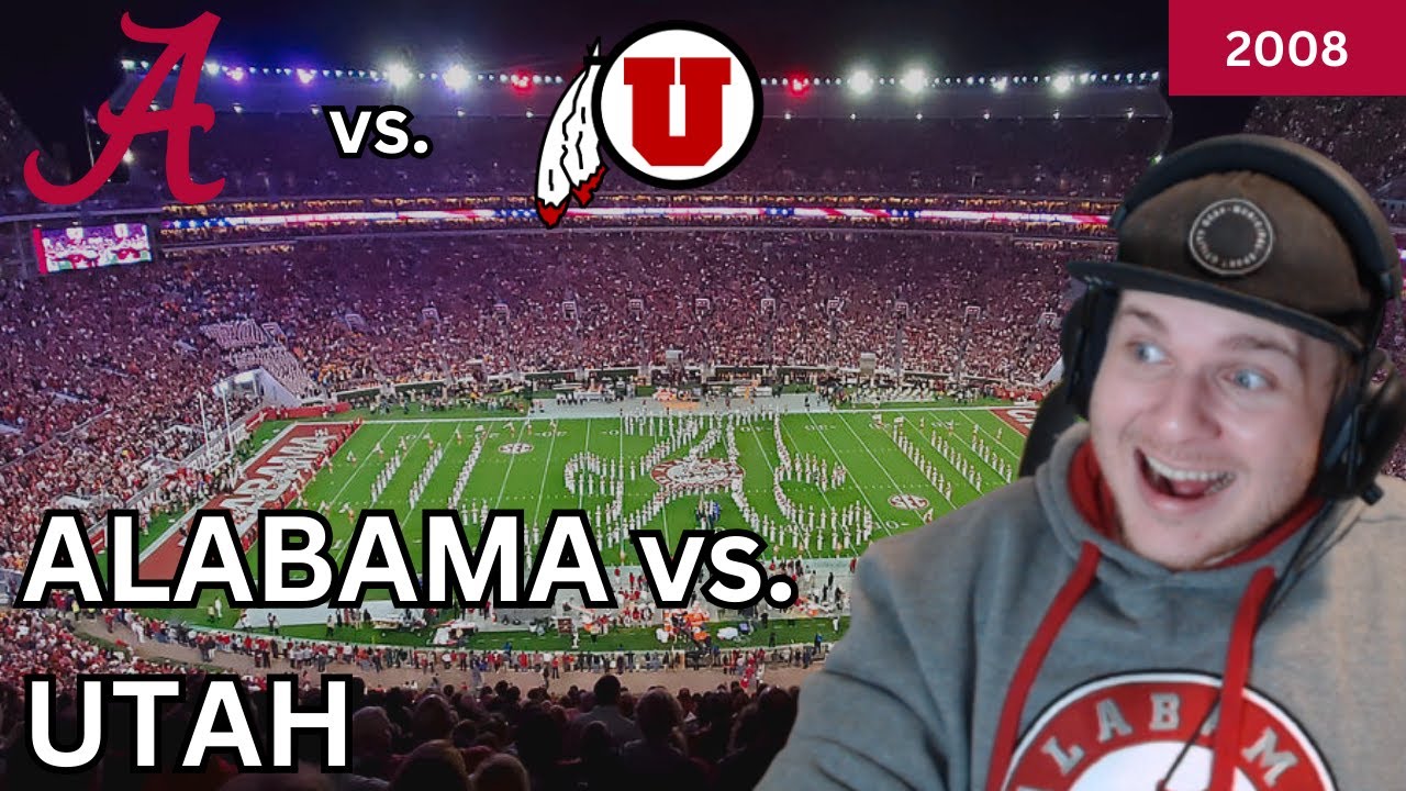 ALABAMA VS UTAH SUGAR BOWL 2008 (REACTION - YouTube