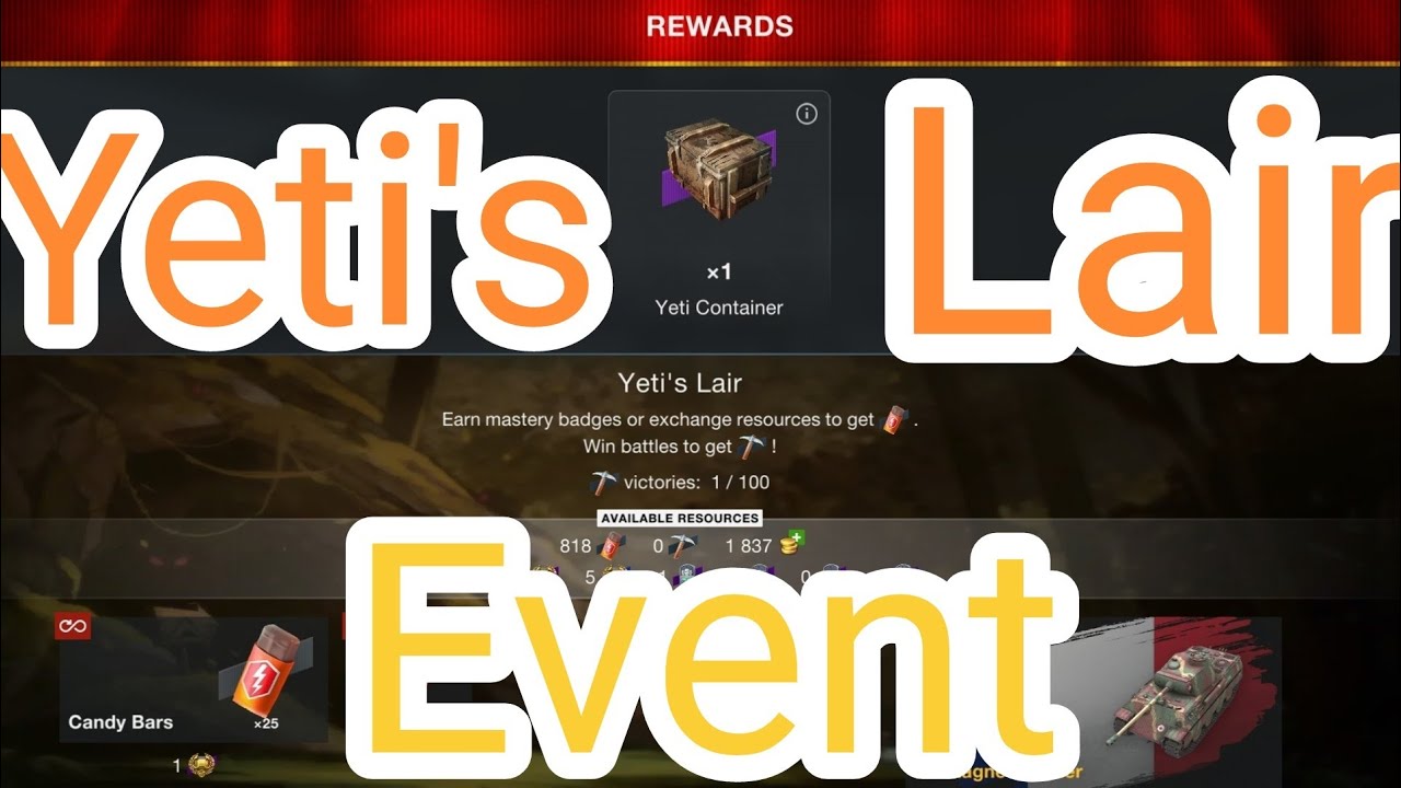 Event YETI'S LAIR WoT Blitz - YouTube